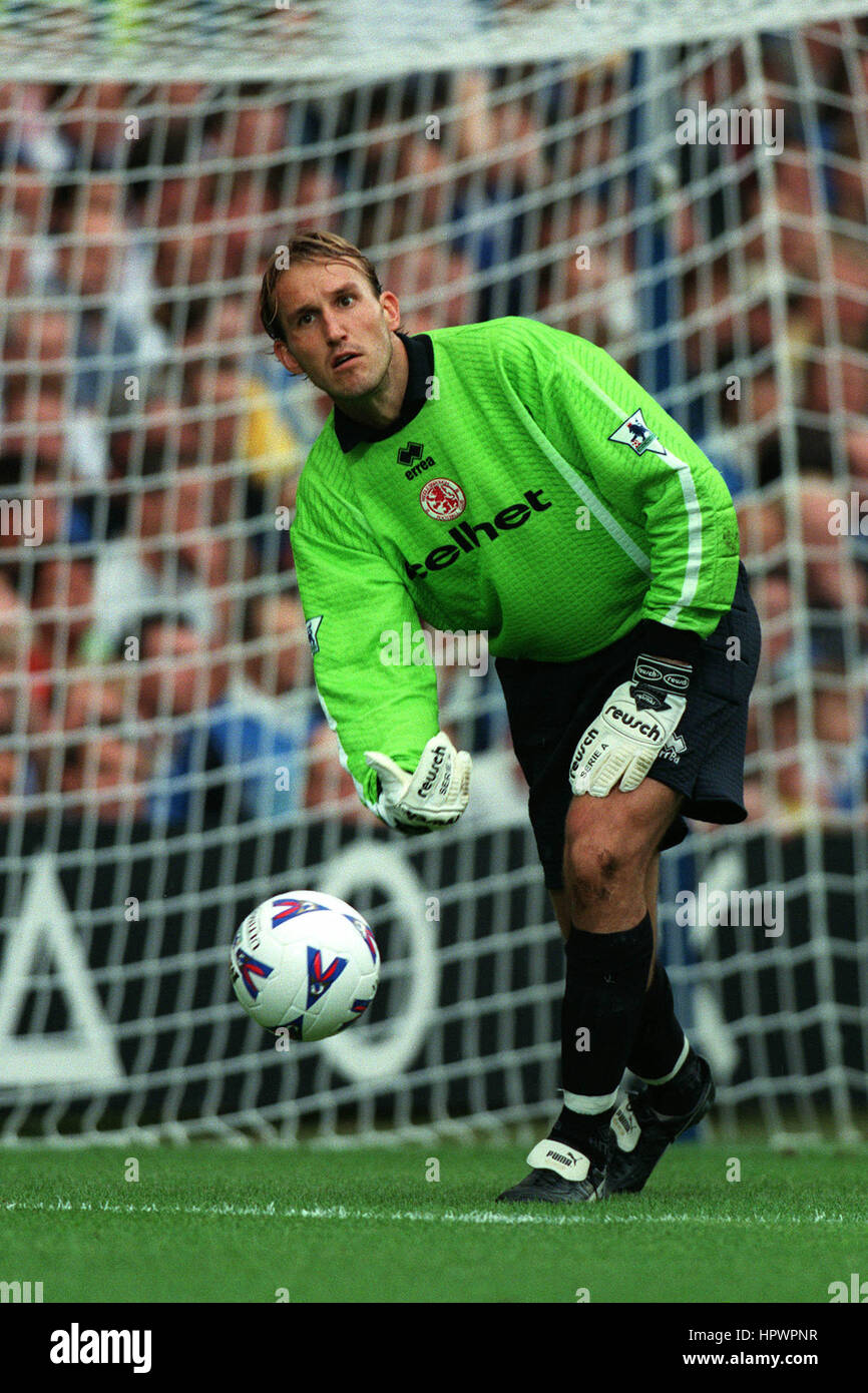 MARK SCHWARZER MIDDLESBROUGH FC 27 September 1998 Stock Photo - Alamy