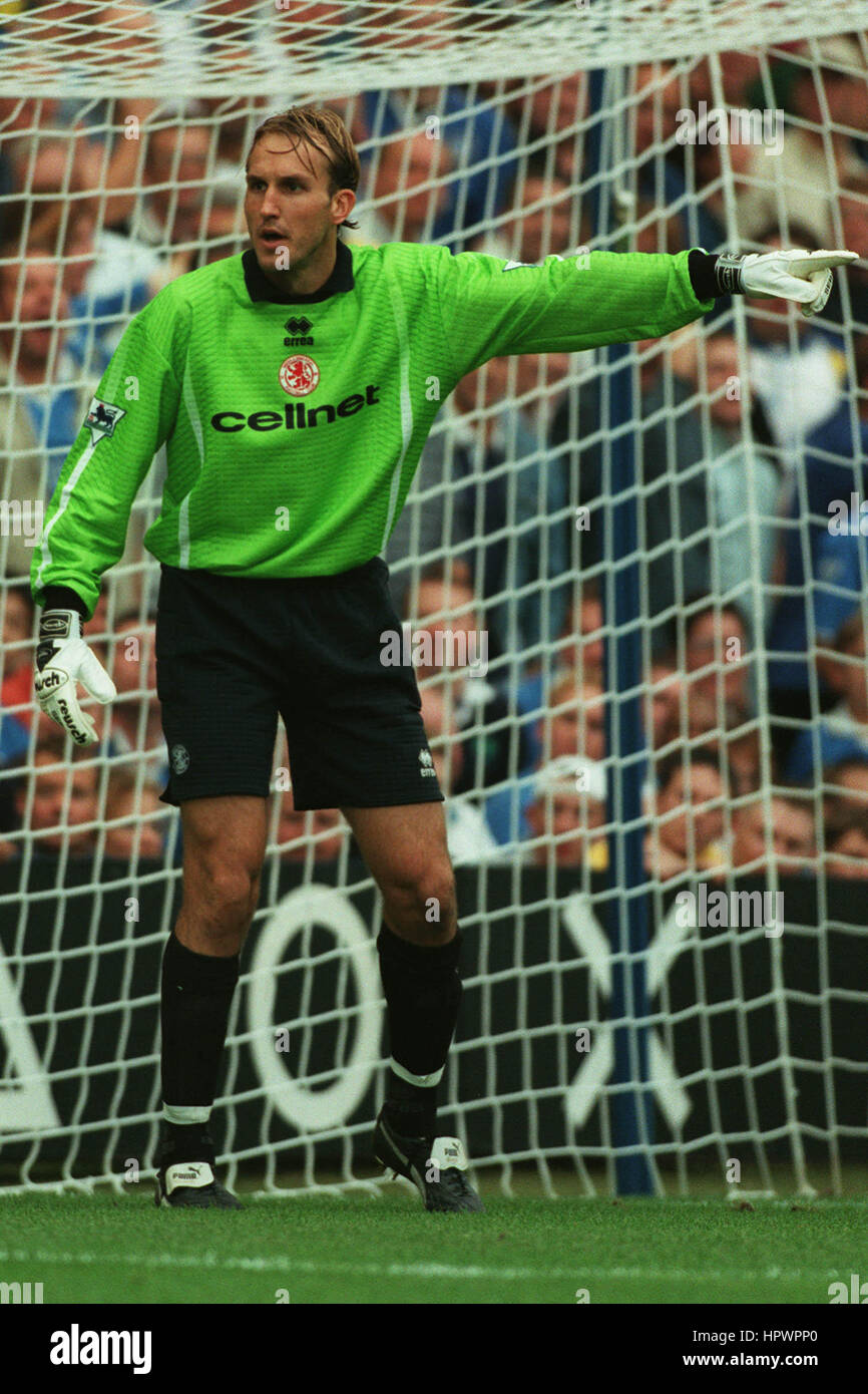 MARK SCHWARZER MIDDLESBROUGH FC 27 September 1998 Stock Photo - Alamy