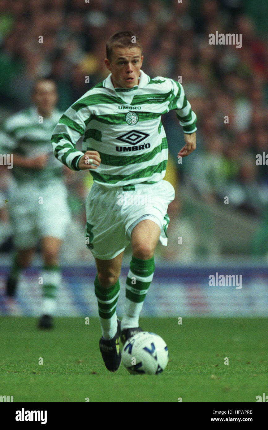 SIMON DONNELLY GLASGOW CELTIC FC 27 September 1998 Stock Photo - Alamy