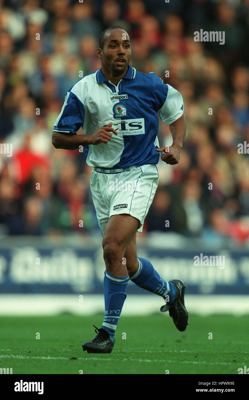 MARTIN DAHLIN BLACKBURN ROVERS FC 03 October 1998 Stock Photo - Alamy
