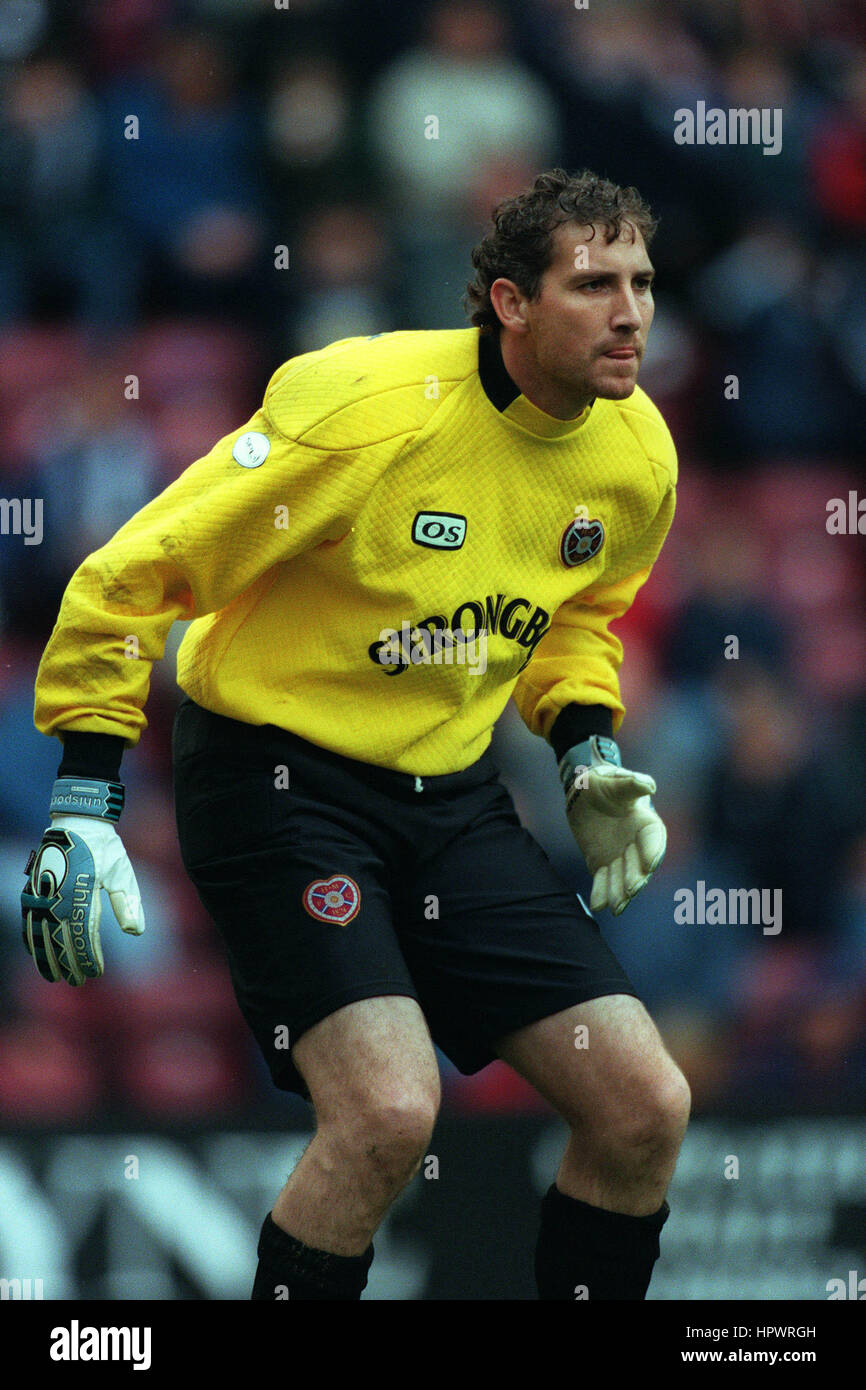 GILLES ROUSSET HEART OF MIDLOTHIAN FC 05 October 1998 Stock Photo - Alamy