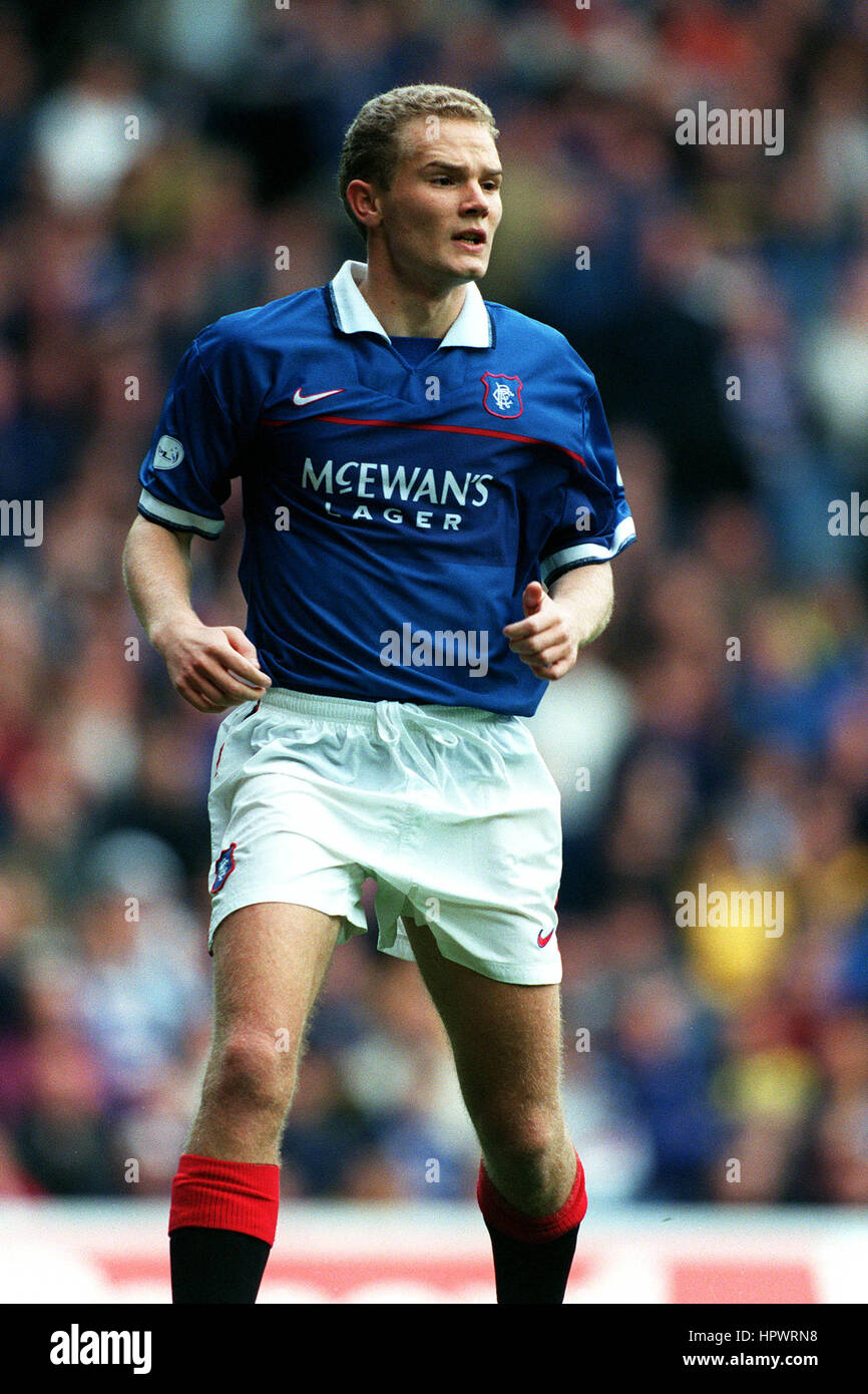 JONATAN JOHANSSON GLASGOW RANGERS FC 05 October 1998 Stock Photo - Alamy
