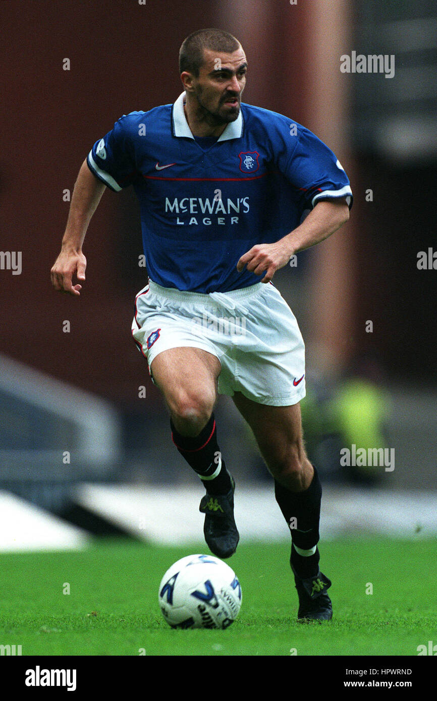 SERGIO PORRINI GLASGOW RANGERS FC 06 October 1998 Stock Photo - Alamy