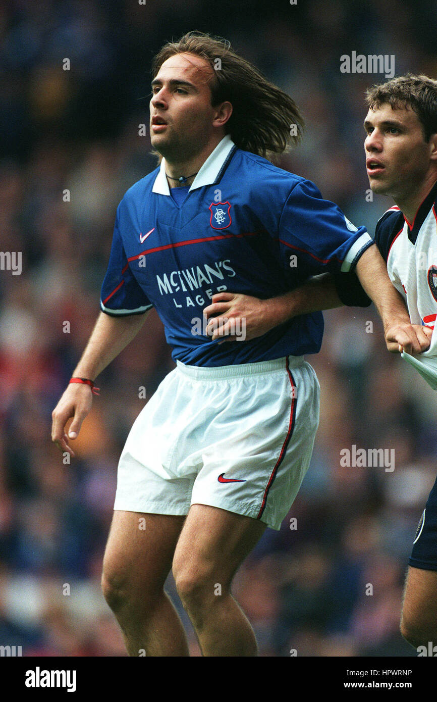 SEBASTIAN ROZENTAL GLASGOW RANGERS FC 06 October 1998 Stock Photo - Alamy