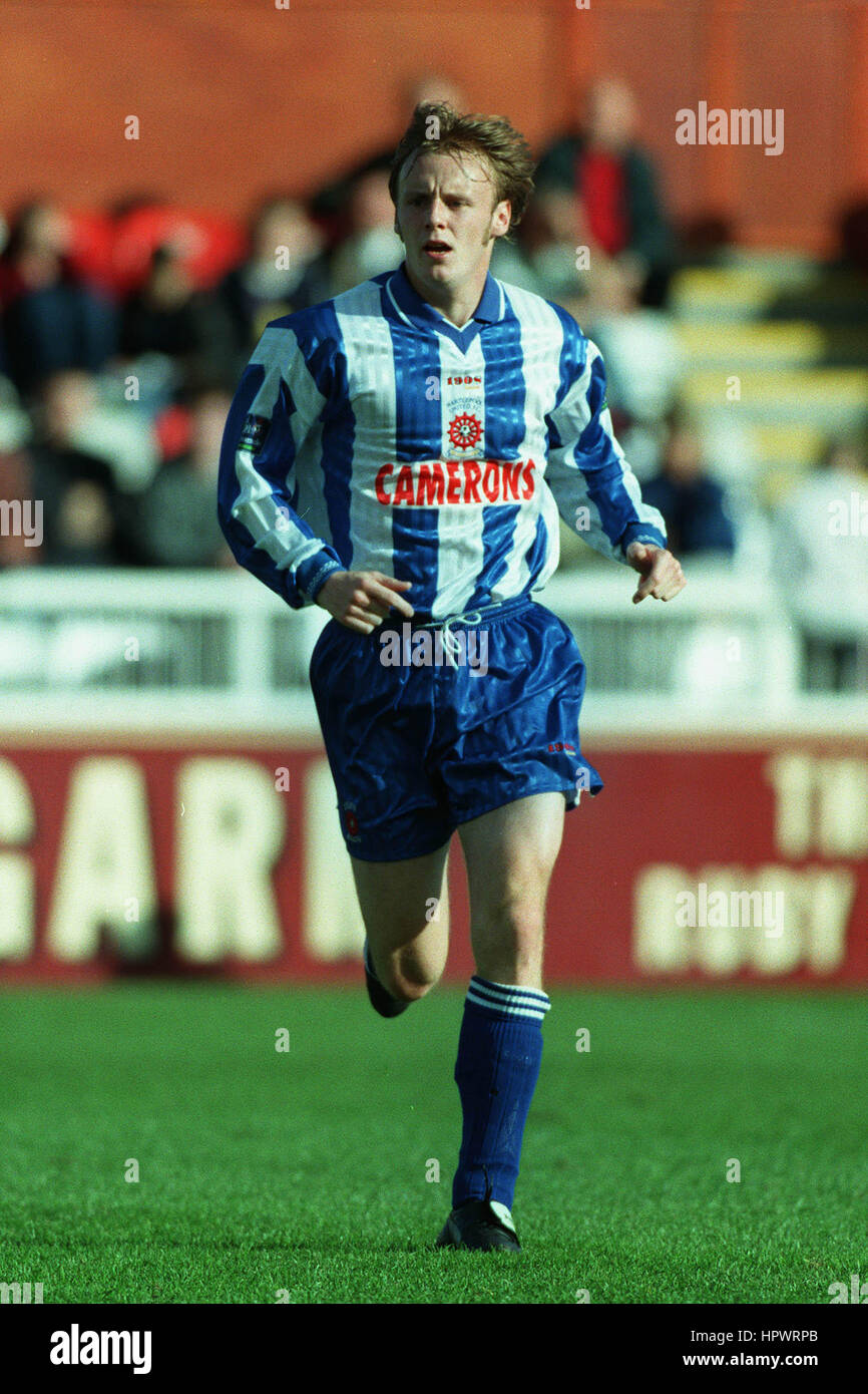 GRAHAM STOKOE HARTLEPOOL UNITED FC 10 October 1998 Stock Photo - Alamy