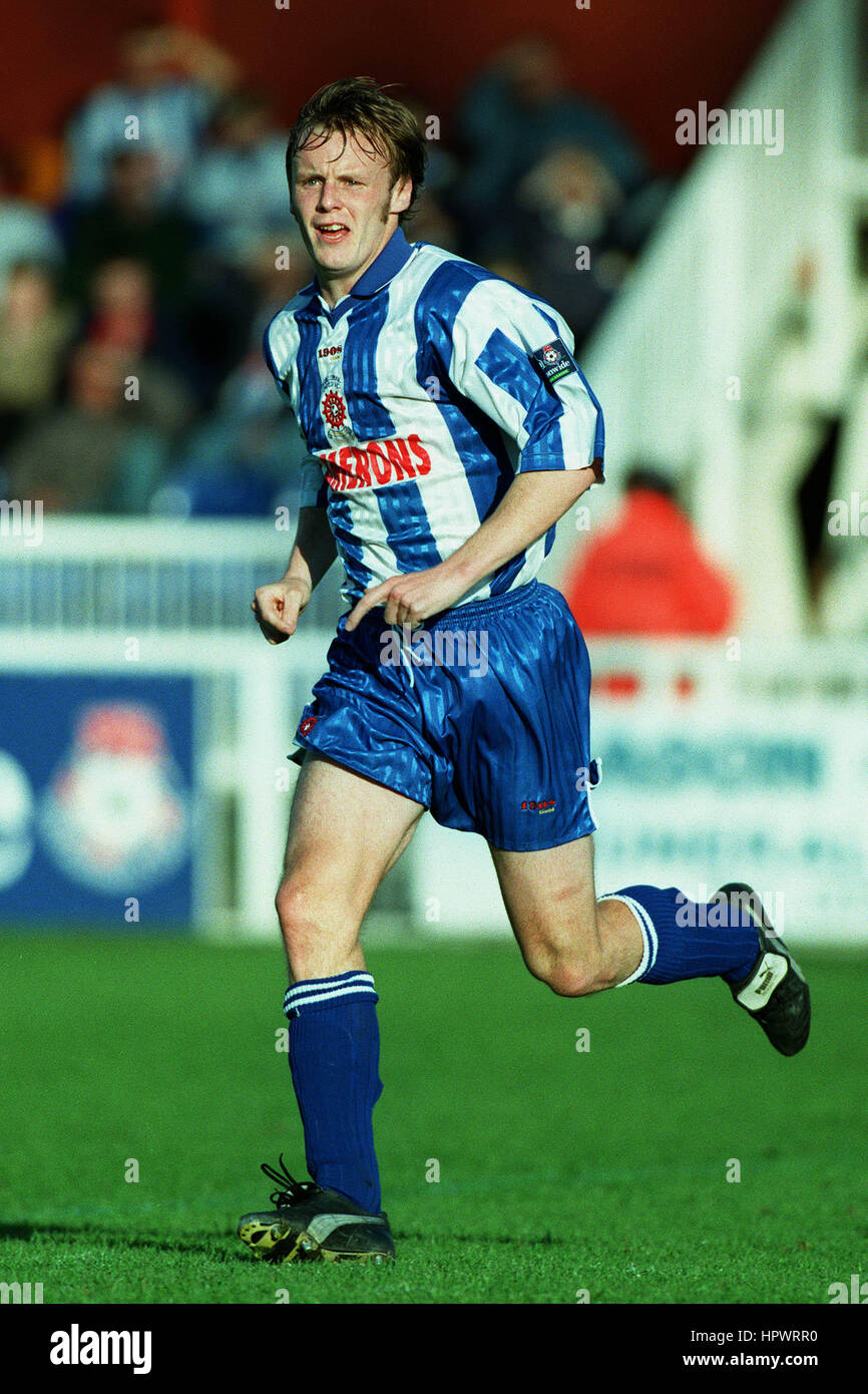 GRAHAM STOKOE HARTLEPOOL UNITED FC 10 October 1998 Stock Photo - Alamy