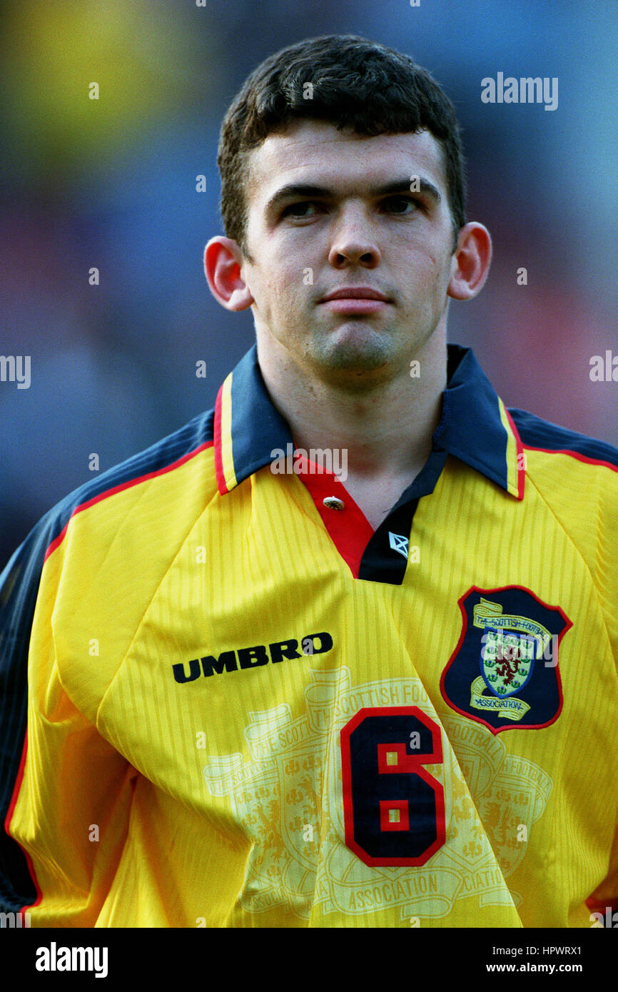 CALLUM DAVIDSON SCOTLAND & BLACKBURN ROVERS FC 10 October 1998 Stock ...