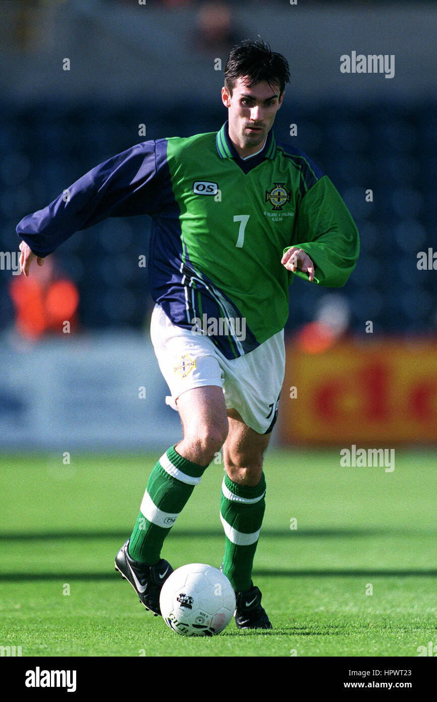KEITH GILLESPIE NORTHERN IRELAND & NEWCASTLE U 12 October 1998 Stock ...