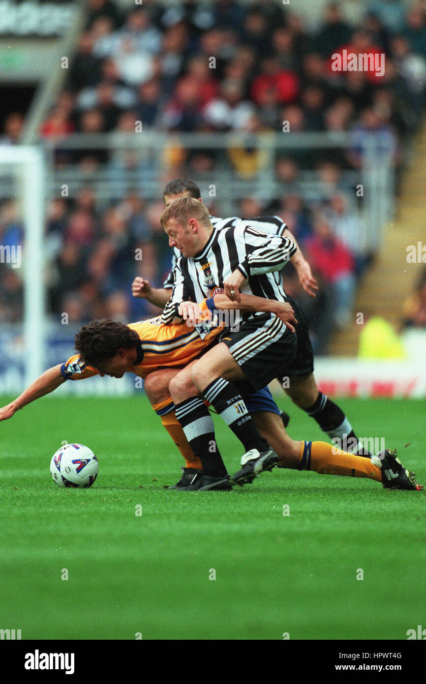 DAVID BATTY & STEFANO ERANIO NEWCASTLE V DERBY COUNTY 17 October 1998 ...