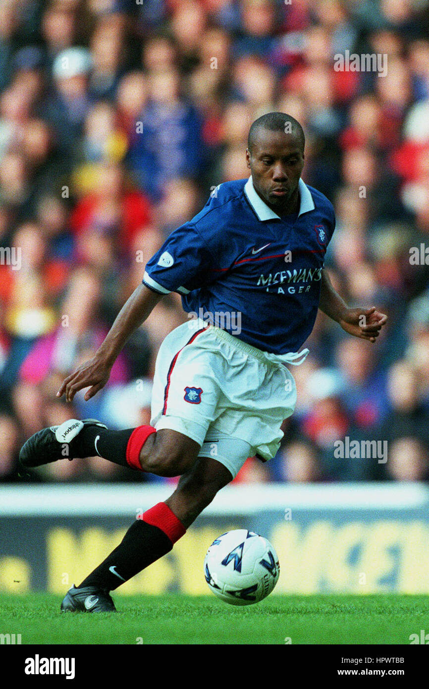 ROD WALLACE GLASGOW RANGERS FC 18 October 1998 Stock Photo - Alamy