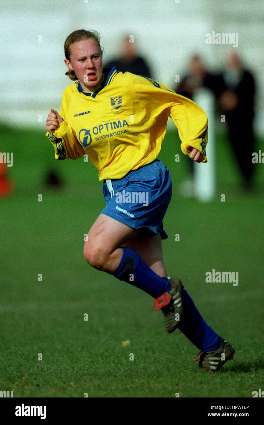 CLAIRE UTLEY DONCASTER BELLES LFC 18 October 1998 Stock Photo - Alamy