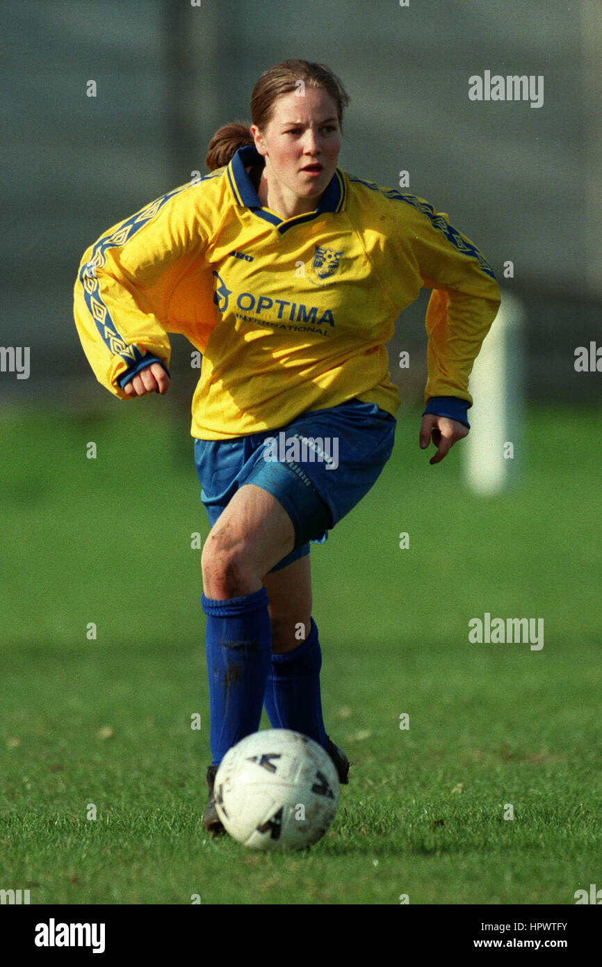 VICKY EXLEY DONCASTER BELLES LFC 18 October 1998 Stock Photo - Alamy