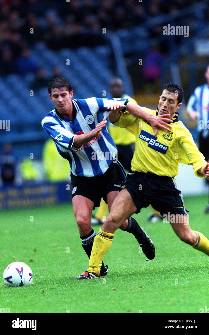 DANNY SONNER & JOHN COLLINS SHEFFIELD WEDNESDAY V EVERTON 24 October ...