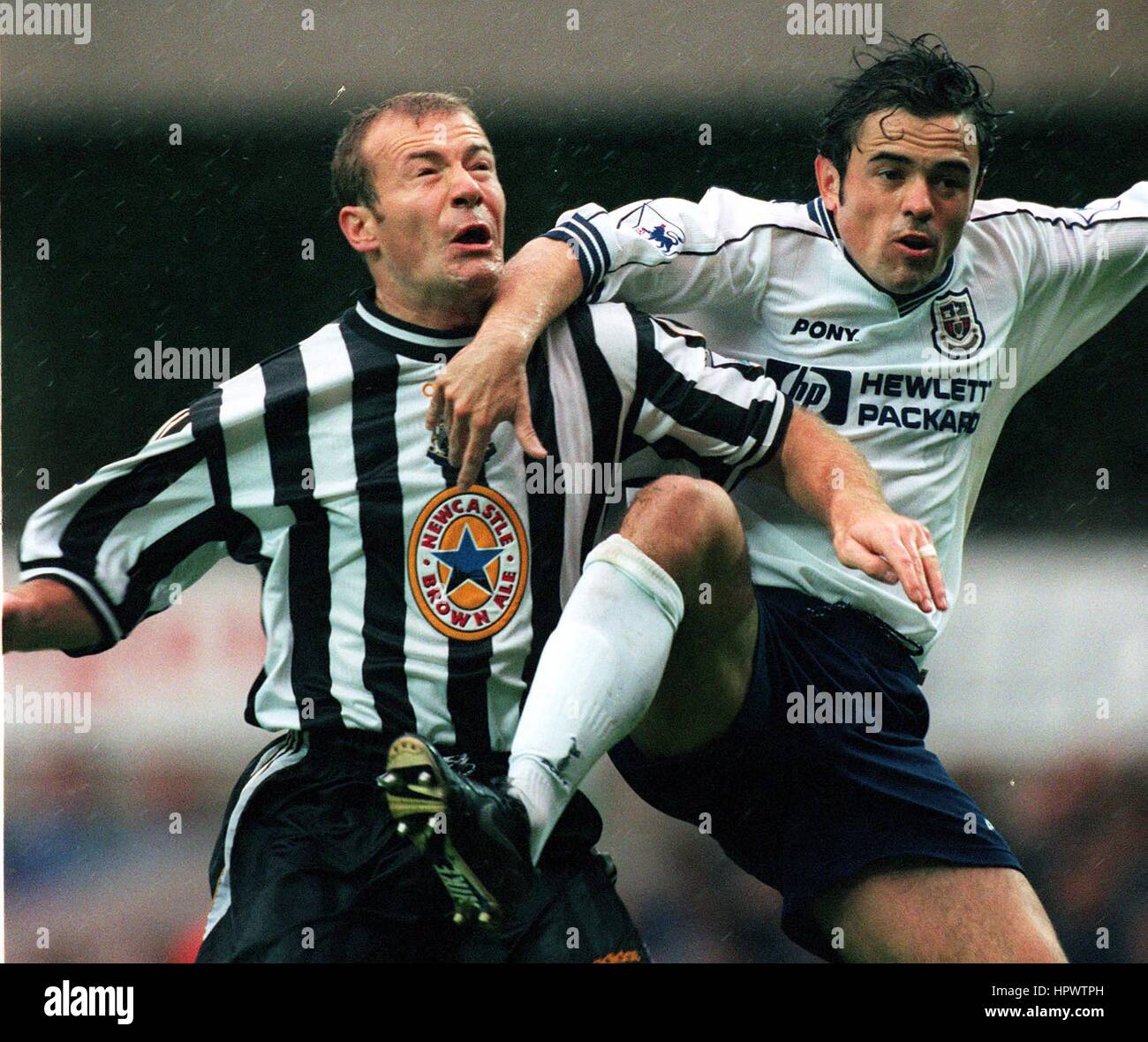 ALAN SHEARER & STEPHEN CARR TOTTENHAM HOTSPUR V NEWCASTLE 24 October ...