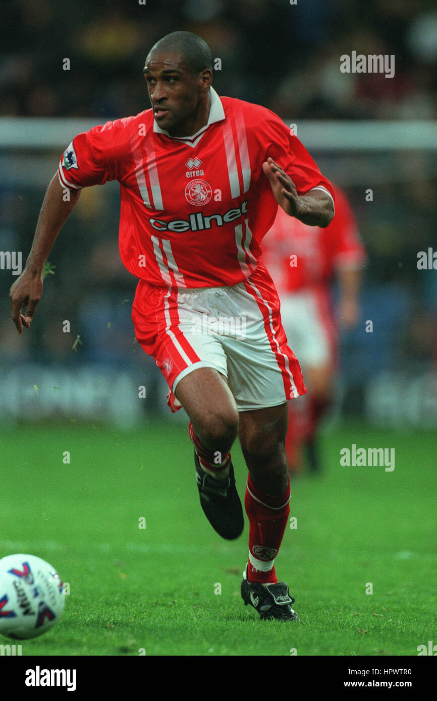 BRIAN DEANE MIDDLESBROUGH FC 24 October 1998 Stock Photo - Alamy