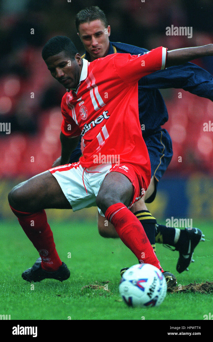 HAMILTON RICARD & CHRIS PERRY WIMBLEDON V MIDDLESBROUGH 24 October 1998 ...