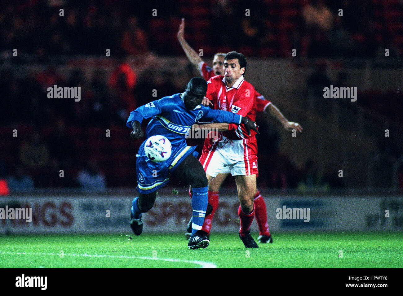 IBRAHIMA BAKAYOKO & FESTA MIDDLESBROUGH V EVERTON 29 October 1998 Stock ...