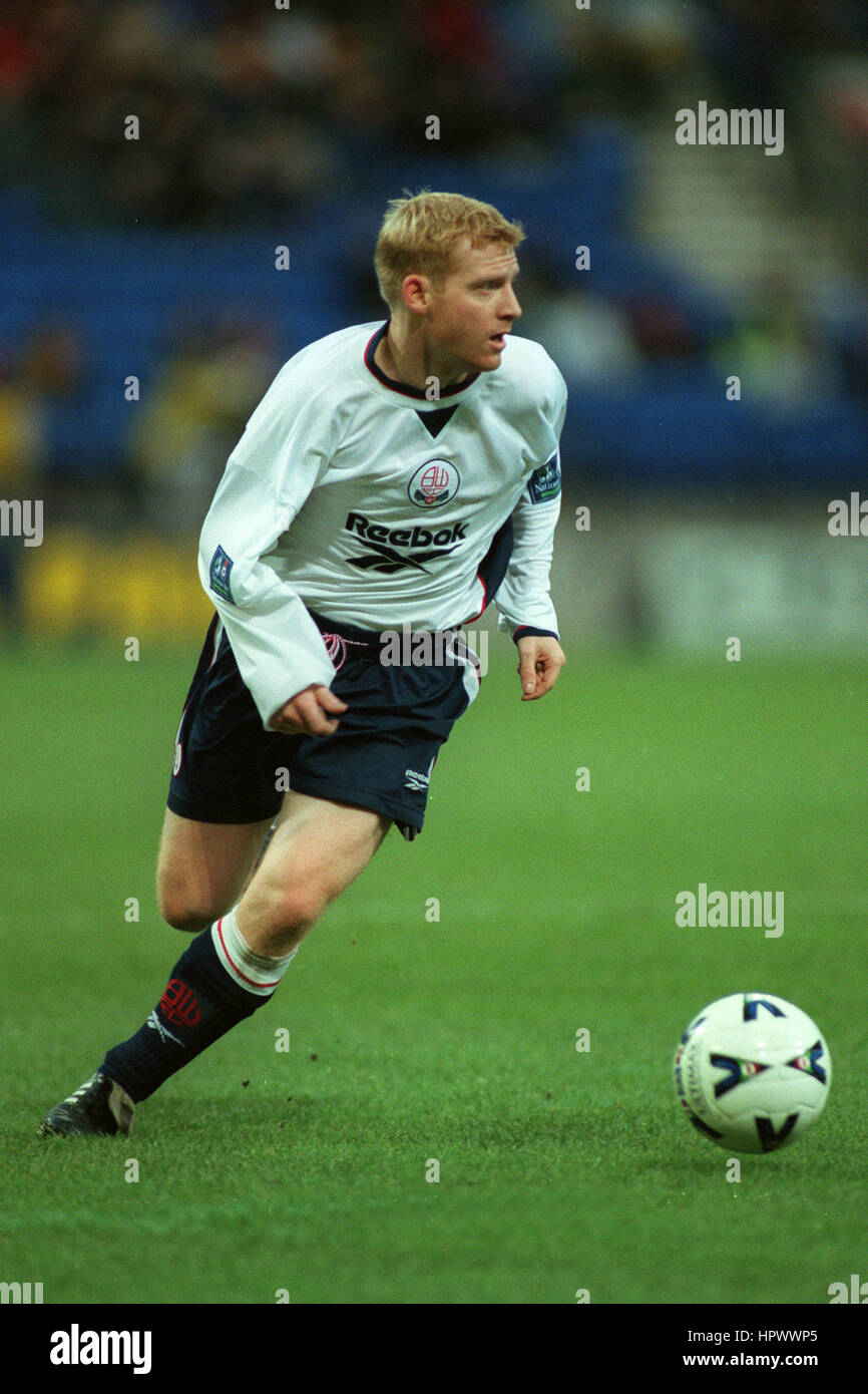 MICHAEL JOHANSEN BOLTON WANDERERS FC 14 November 1998 Stock Photo - Alamy