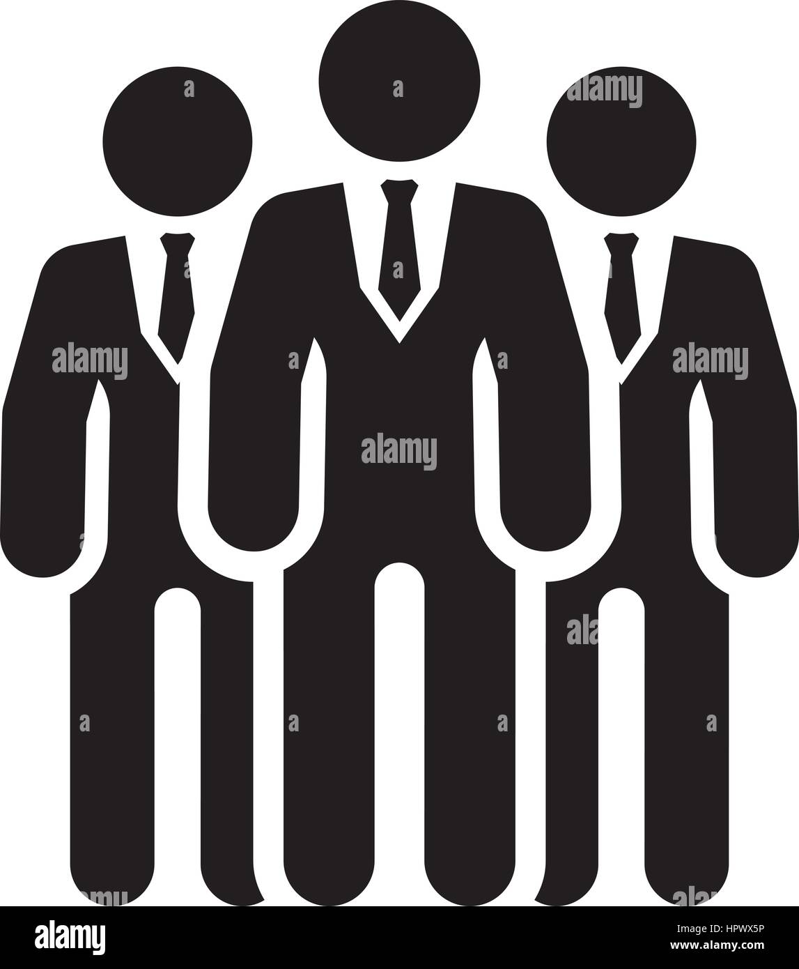 Team Icon. Business Concept. Flat Design Stock Vector Image & Art - Alamy