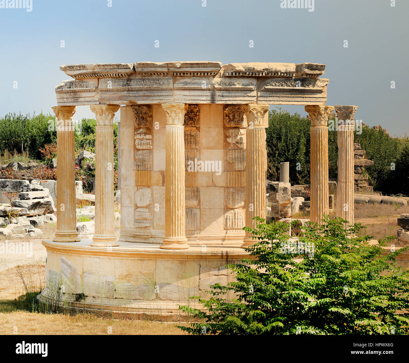 Vintage antique structure of the Roman Empire Stock Photo - Alamy