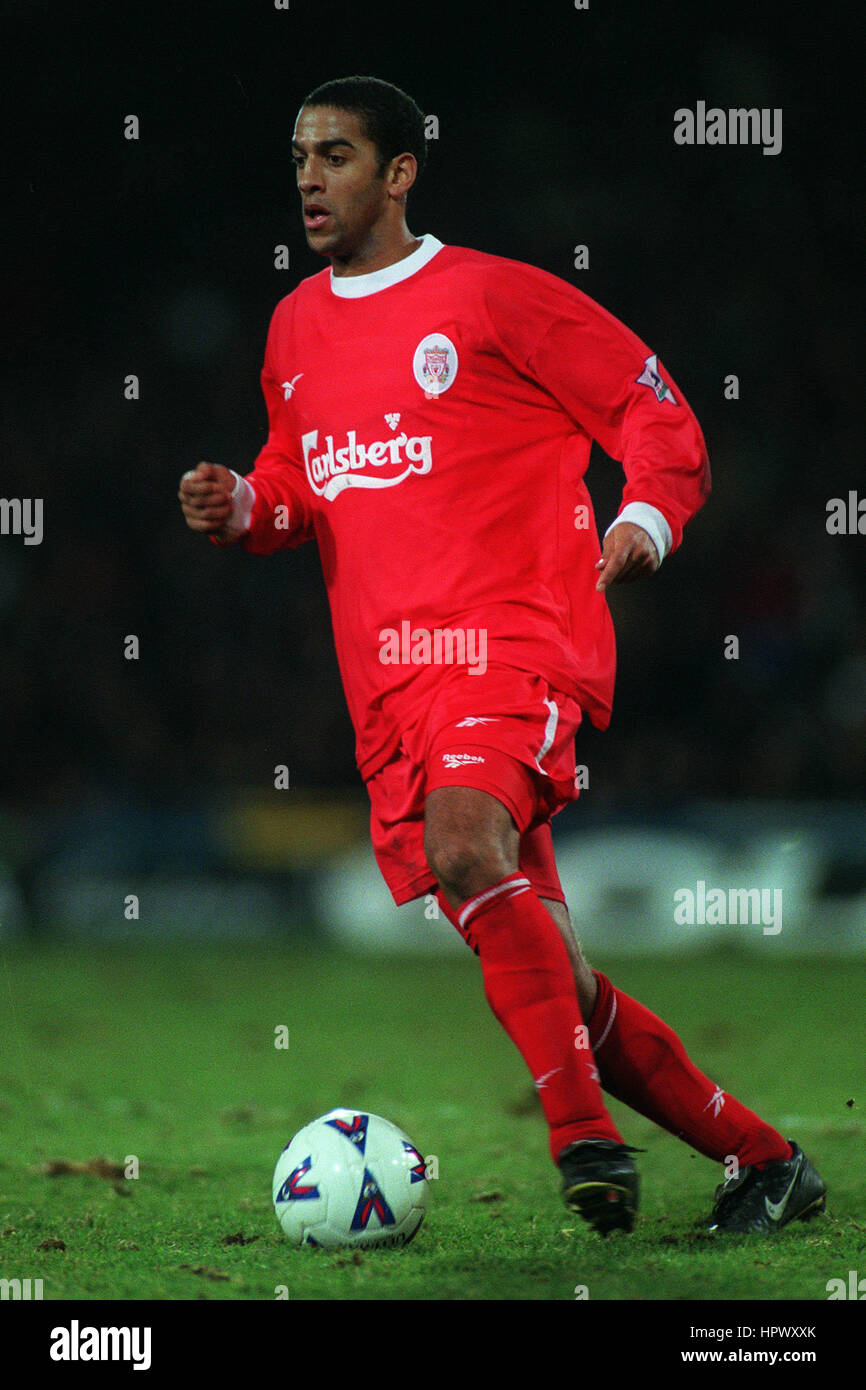 PHIL BABB LIVERPOOL FC 14 December 1998 Stock Photo - Alamy