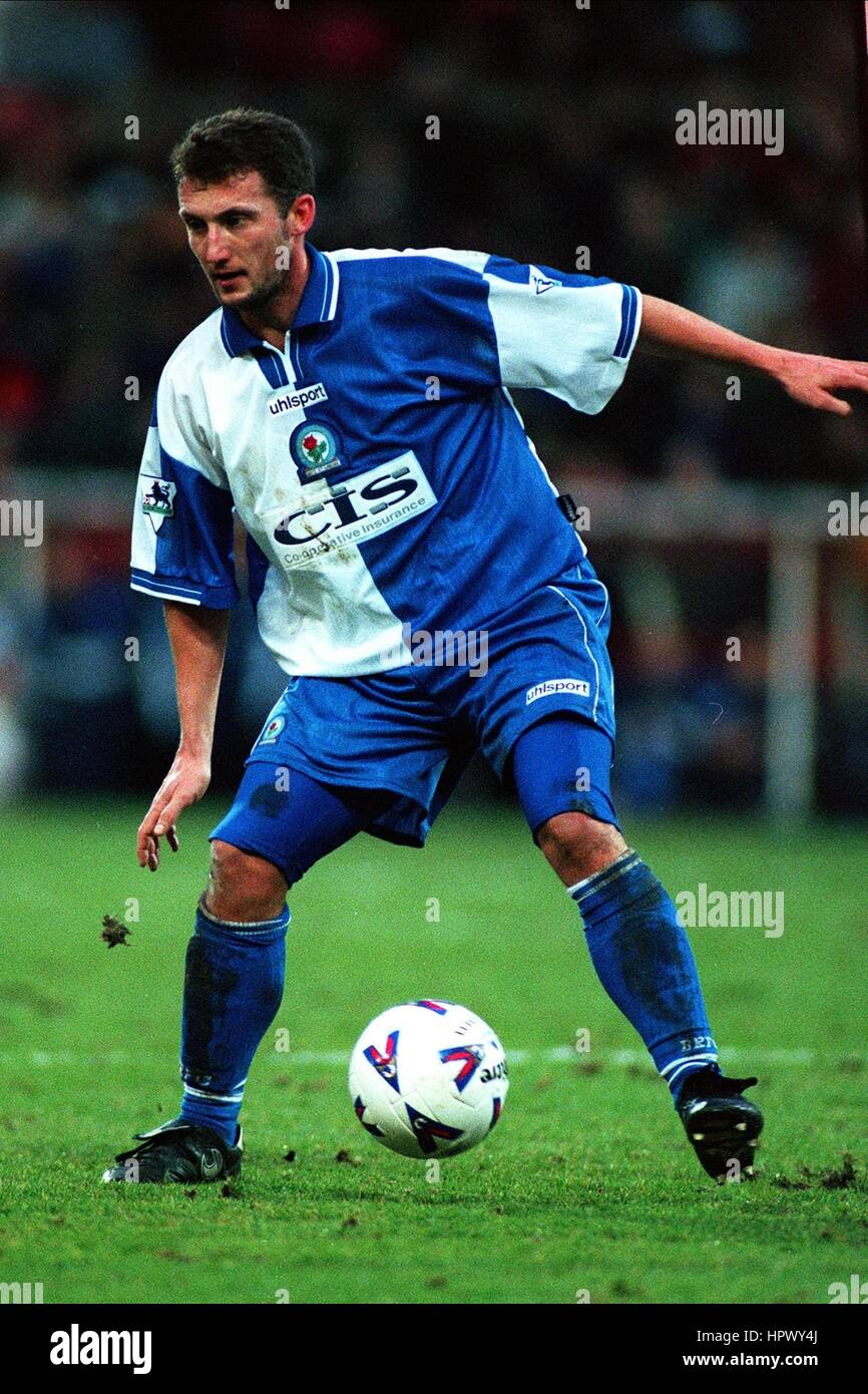 BILLY MCKINLAY BLACKBURN ROVERS FC 19 December 1998 Stock Photo - Alamy