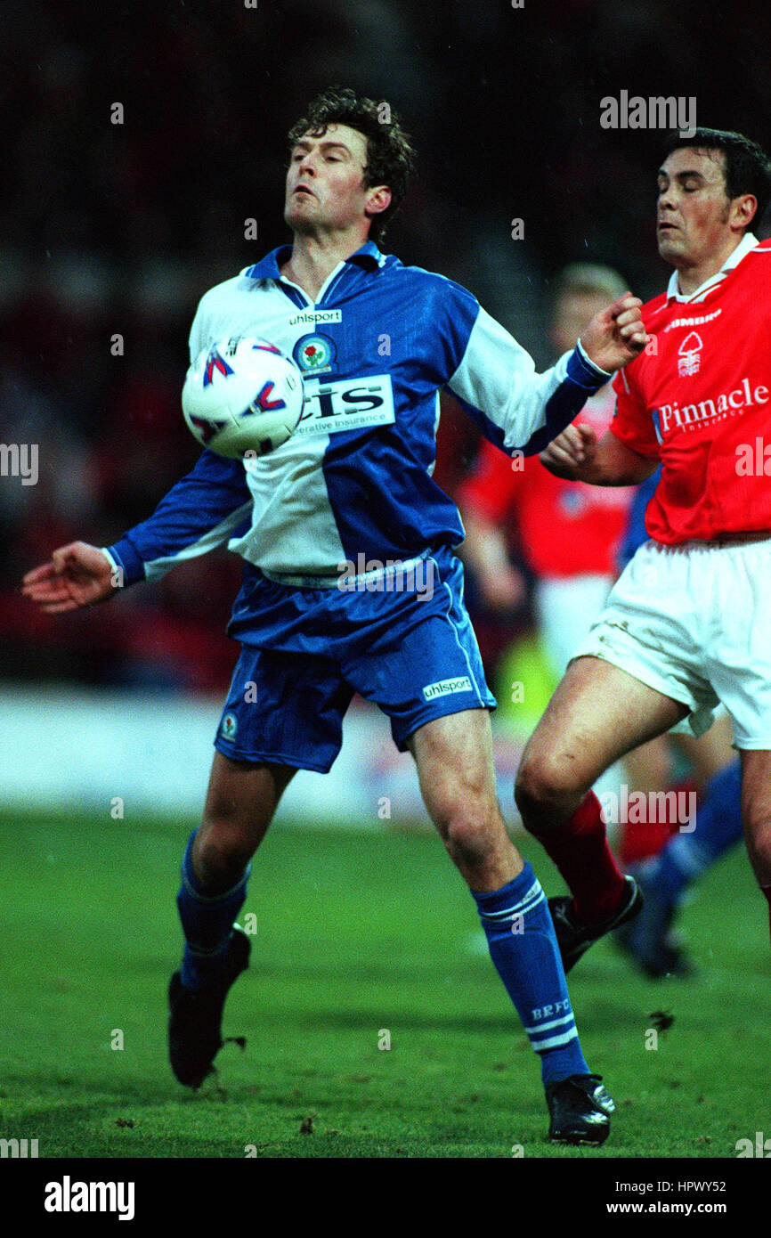 CHRIS SUTTON BLACKBURN ROVERS FC 19 December 1998 Stock Photo - Alamy