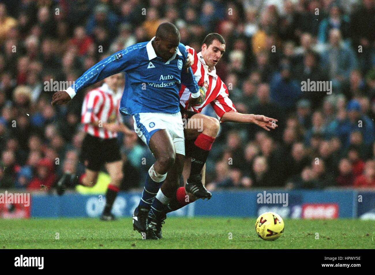 DELE ADEBOLA & ANDY MELVILLE BIRMINGHAM V SUNDERLAND 21 December 1998 ...