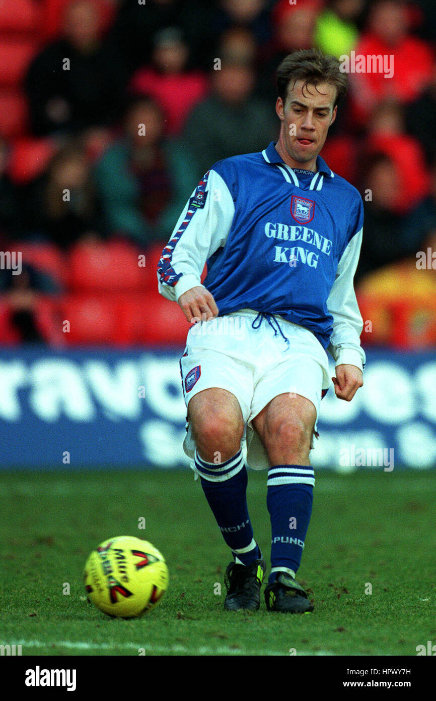 JAMIE CLAPHAM IPSWICH TOWN FC 20 December 1998 Stock Photo - Alamy