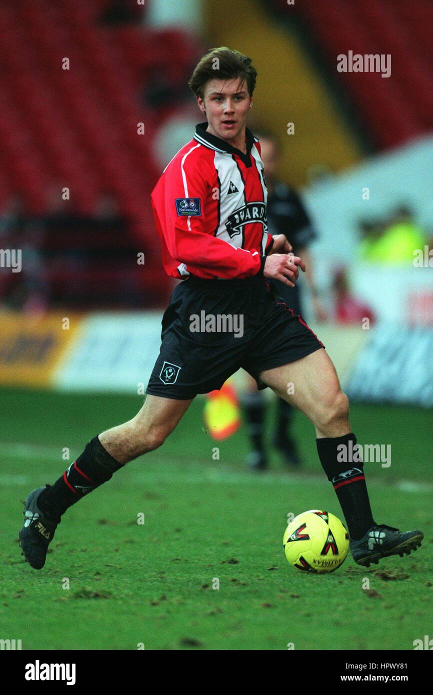 WAYNE QUINN SHEFFIELD UNITED FC 20 December 1998 Stock Photo - Alamy
