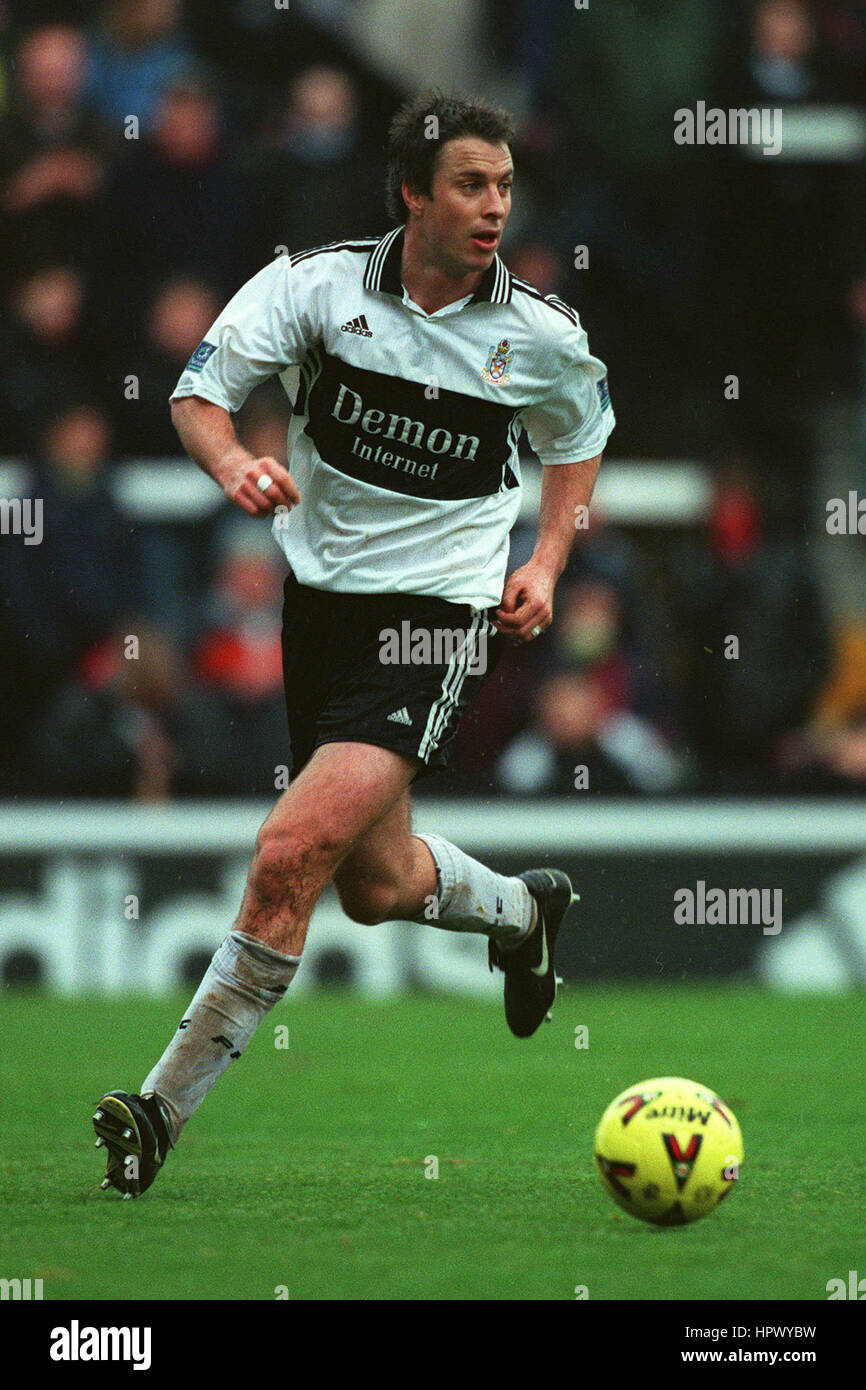 KIT SYMONS FULHAM FC 28 December 1998 Stock Photo - Alamy
