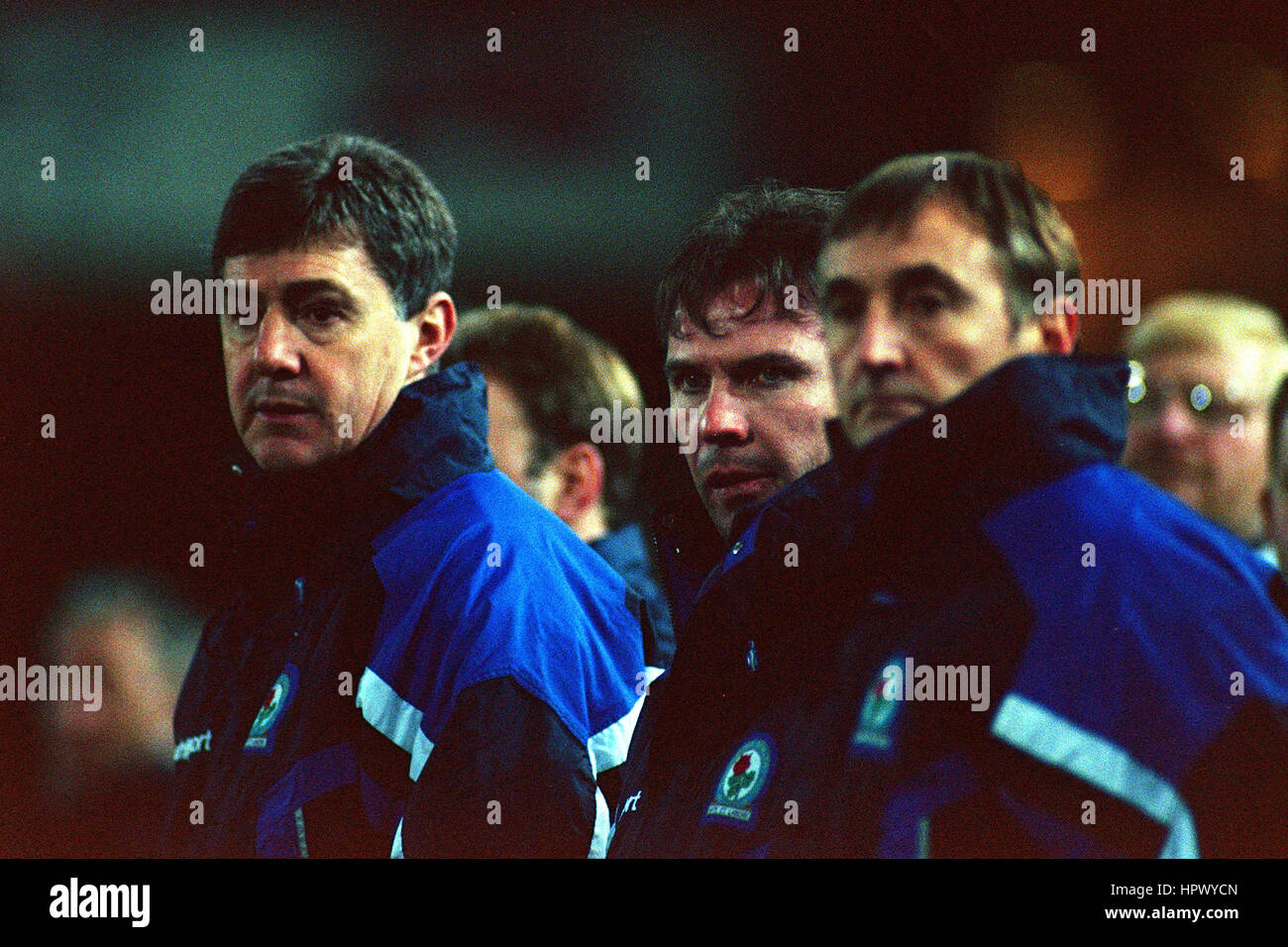 BRIAN KIDD & BLACKBURN BENCH BLACKBURN ROVERS FC MANAGER 30 December ...