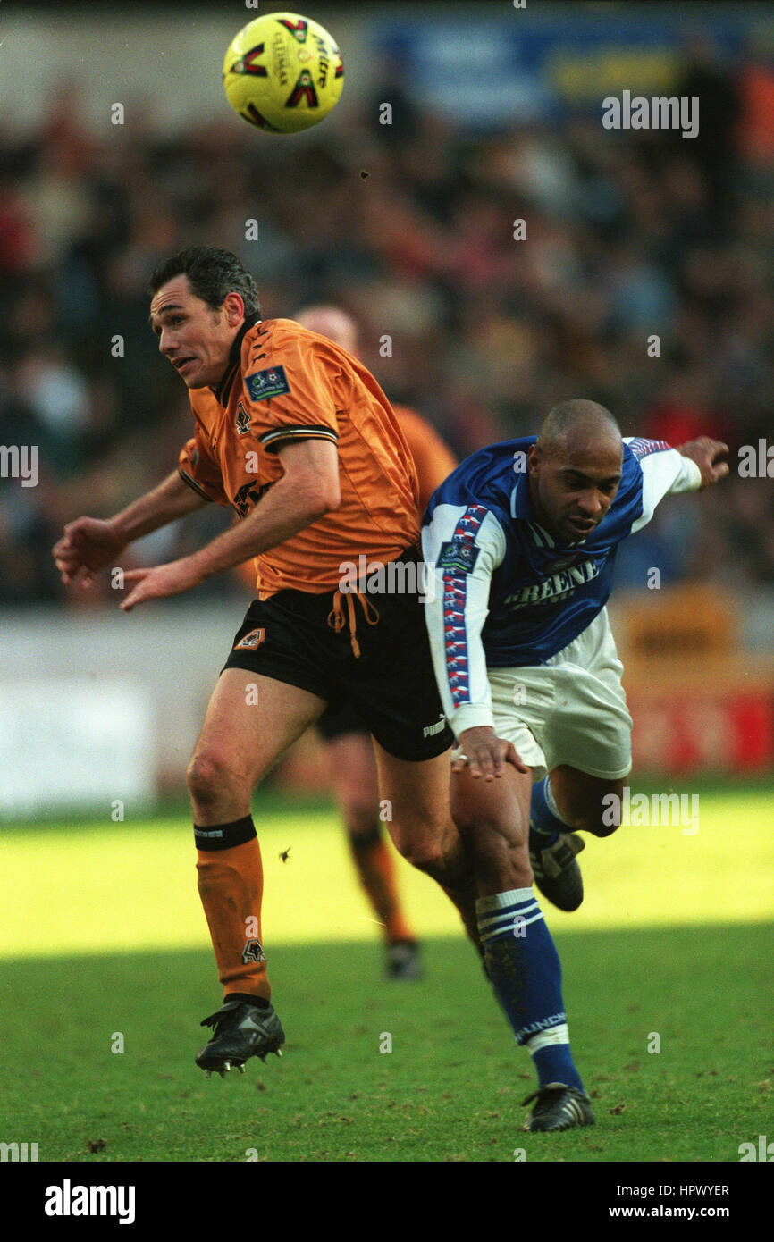 GUY WHITTINGHAM MANUEL THETIS WOLVES V IPSWICH TOWN 28 December 1998 ...