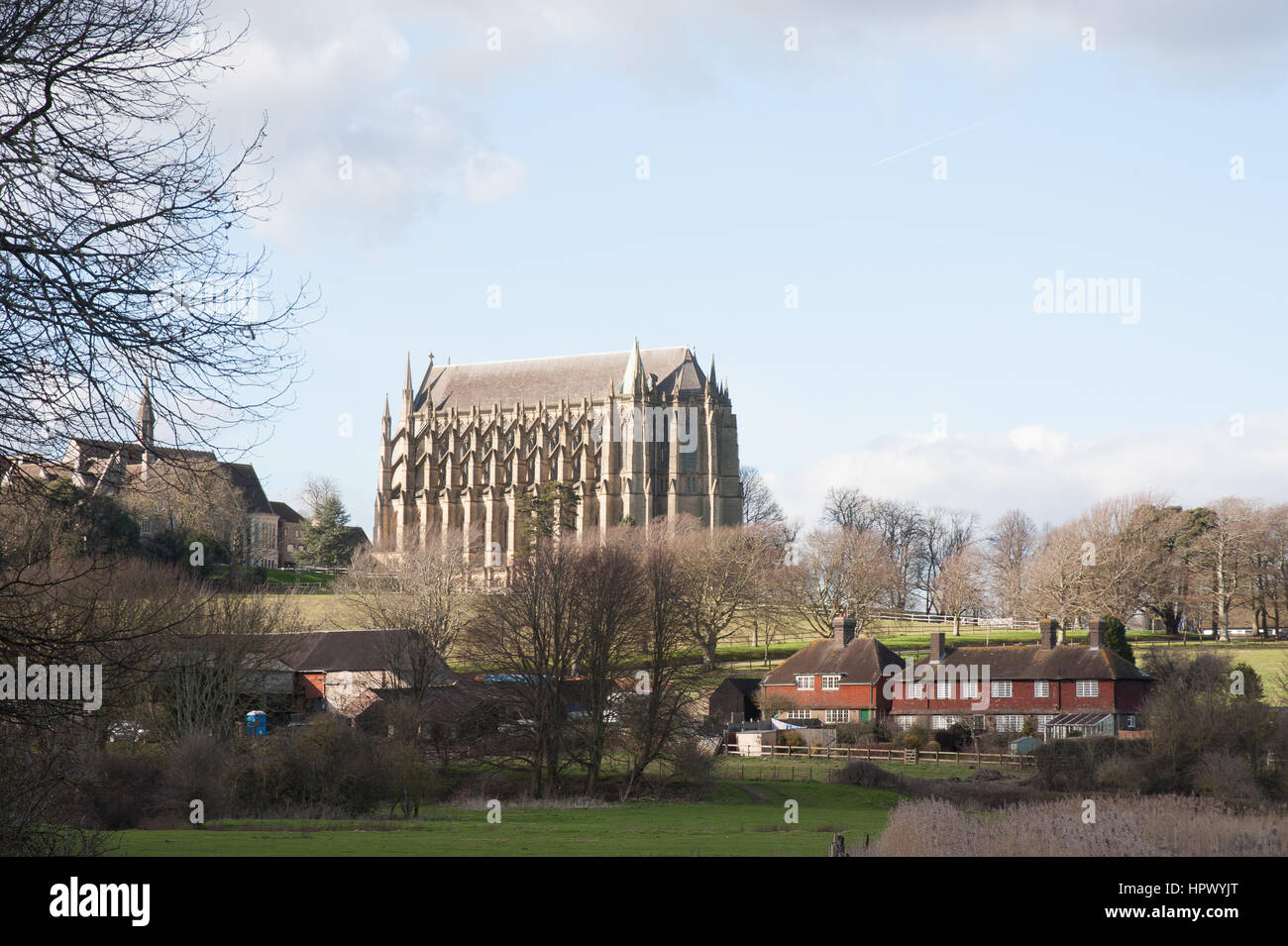 Lancing college south downs hi-res stock photography and images - Alamy
