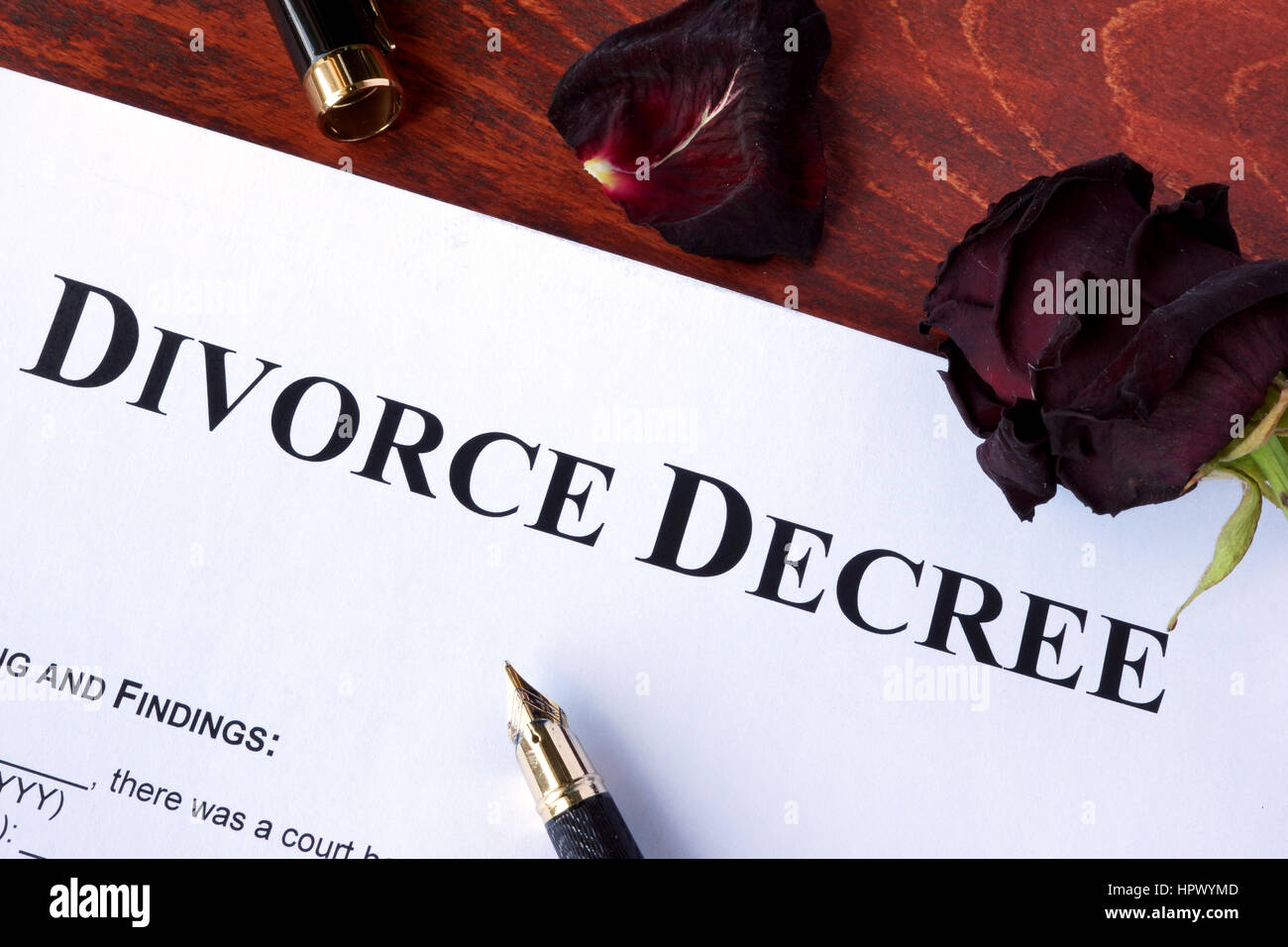 Divorce decree hi-res stock photography and images - Alamy