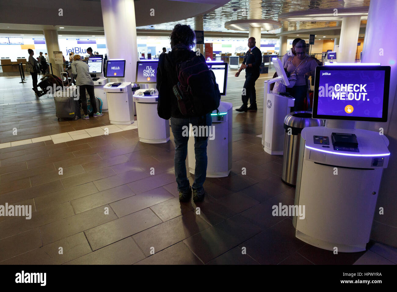 Self serve Boarding pass machines, Luis Munoz Marín International ...