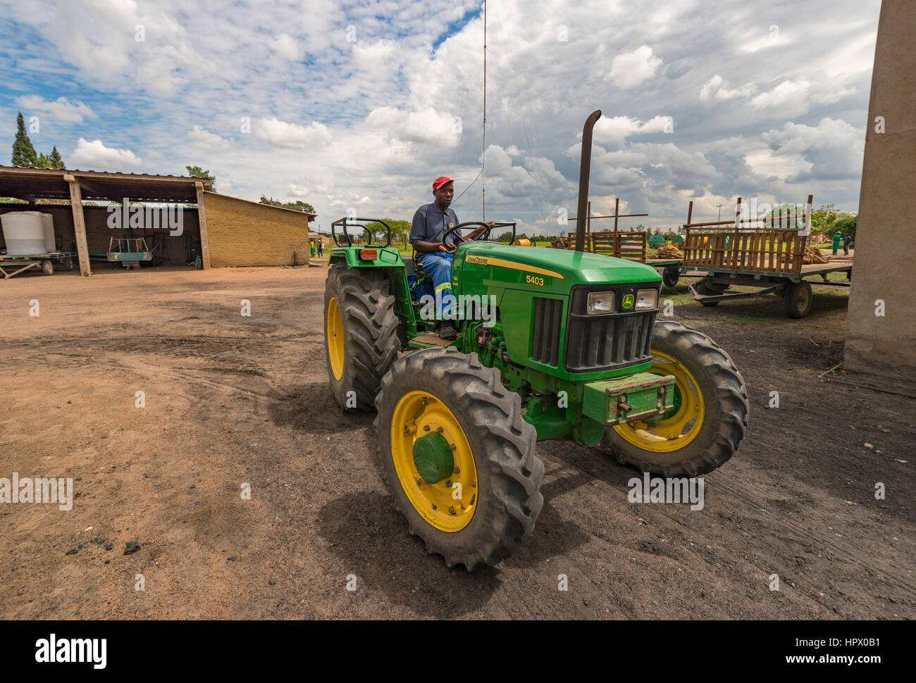 Farmer tractor africa hi-res stock photography and images - Alamy