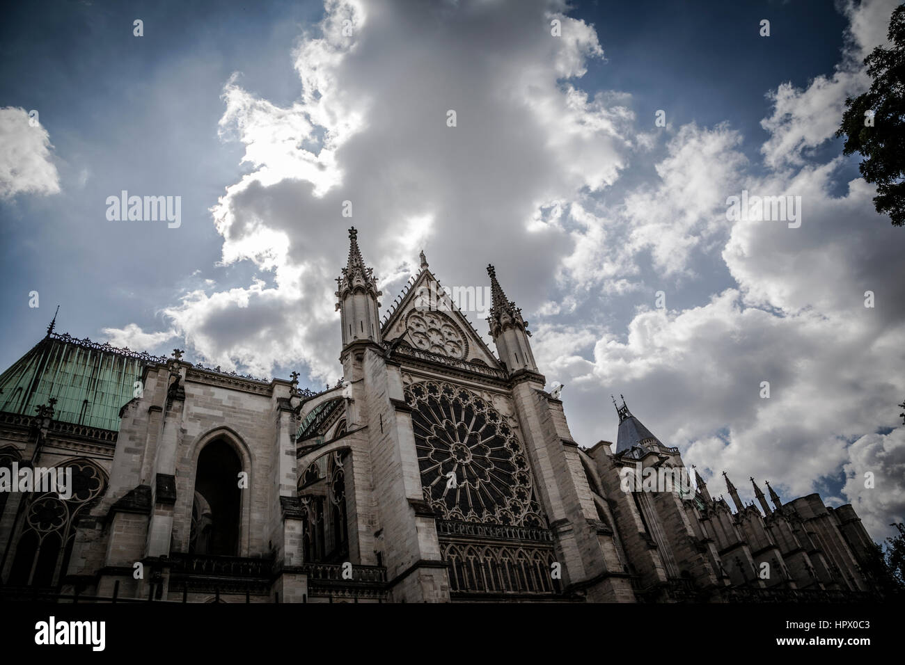 The Basilica of Saint Denis. The Abbey is the burial site of the kings ...