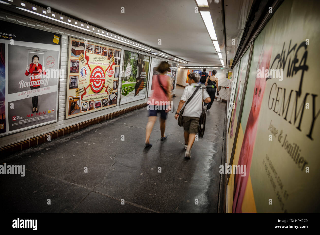 View metro station in Paris Stock Photo - Alamy