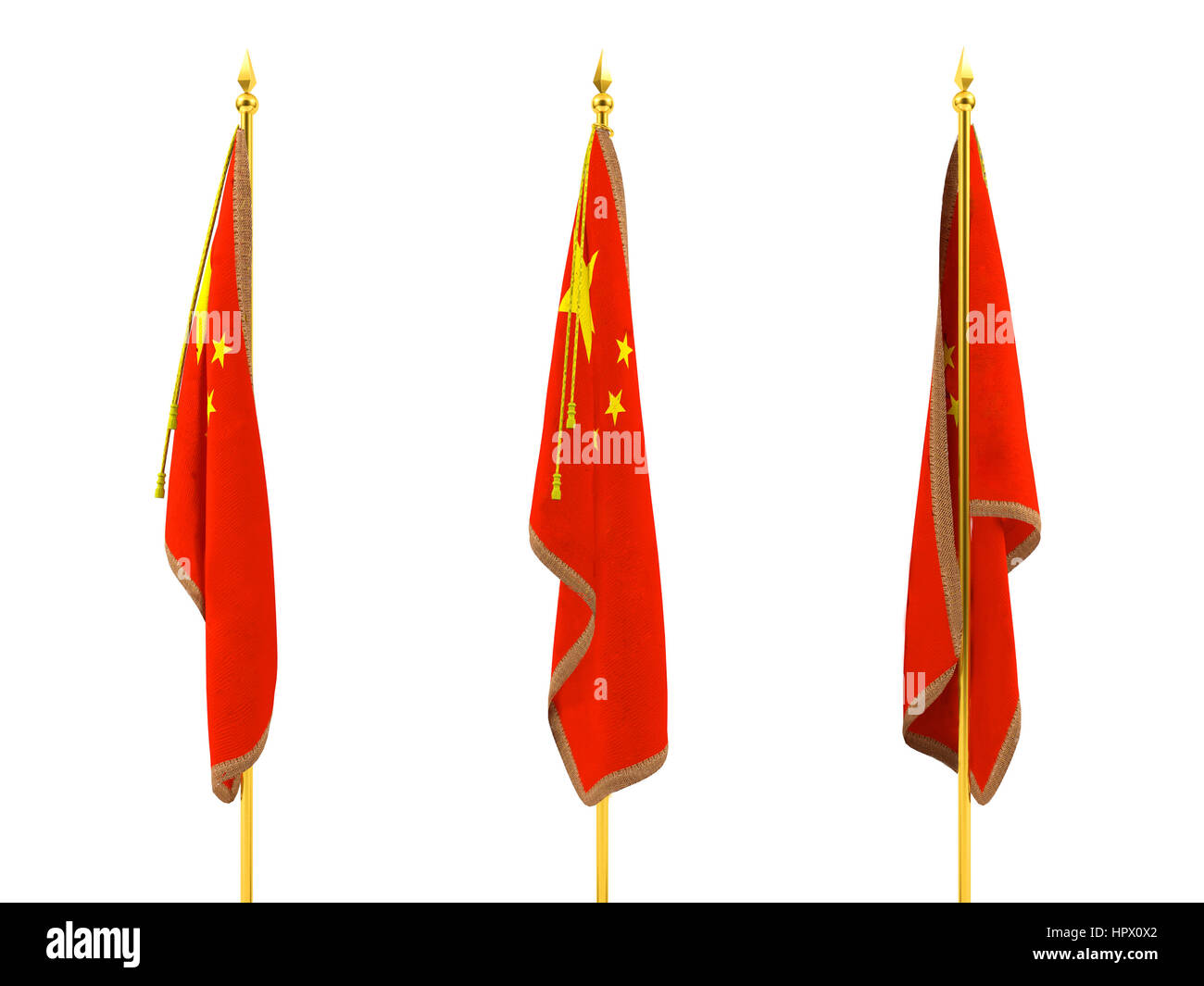 Flags of China Stock Photo - Alamy