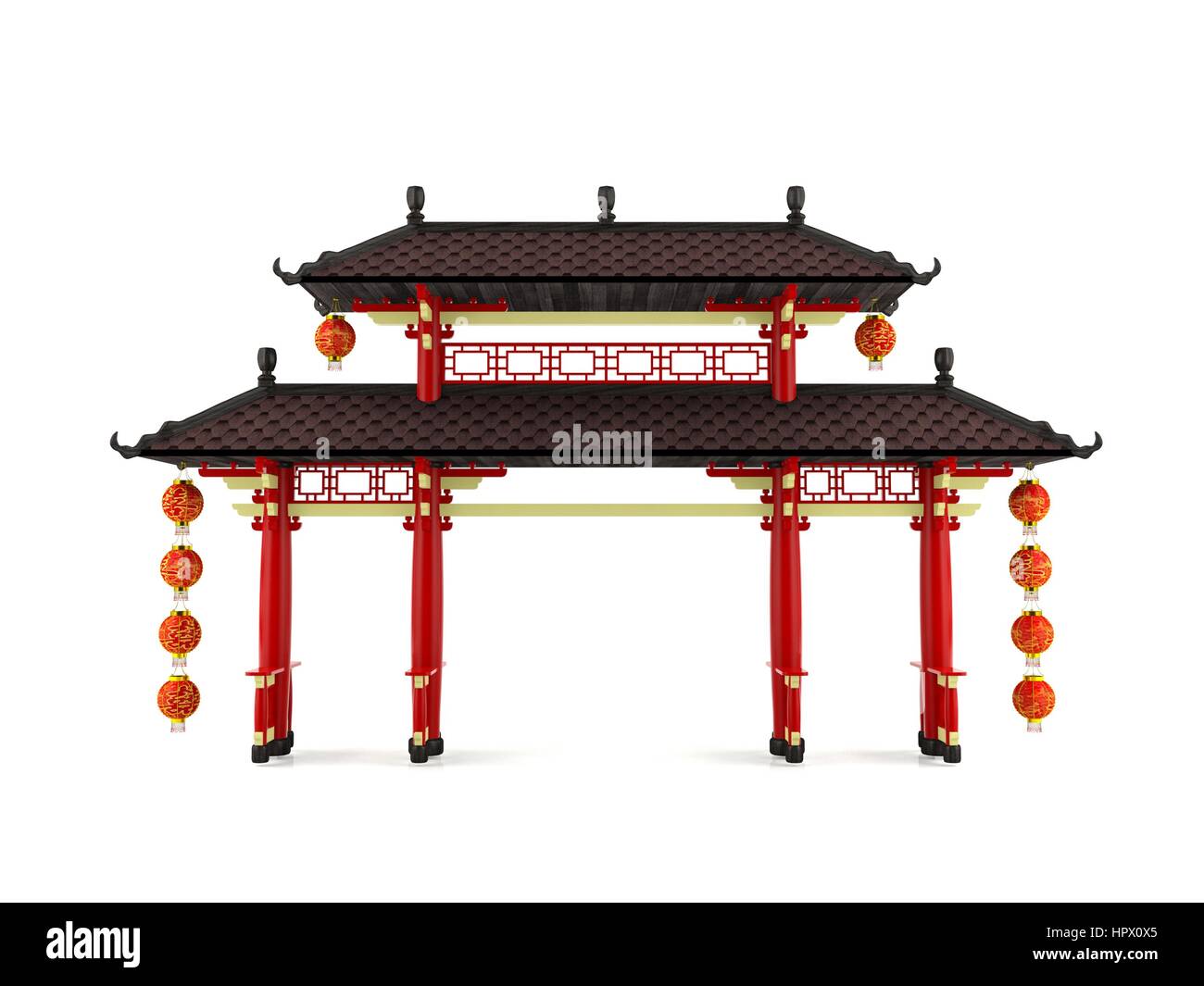 The chinese door Cut Out Stock Images & Pictures - Alamy