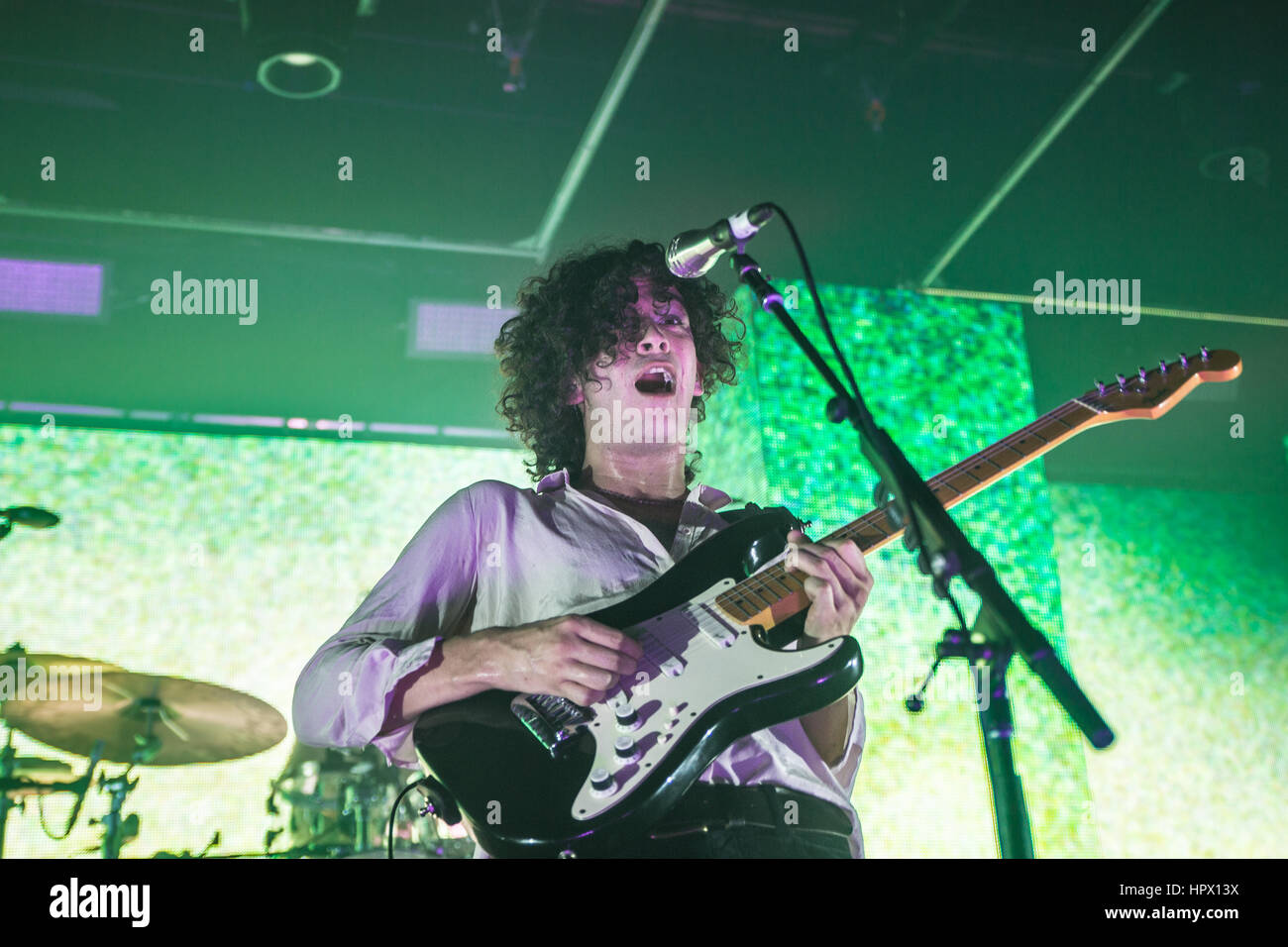 1975 band matt healy hi-res stock photography and images - Alamy