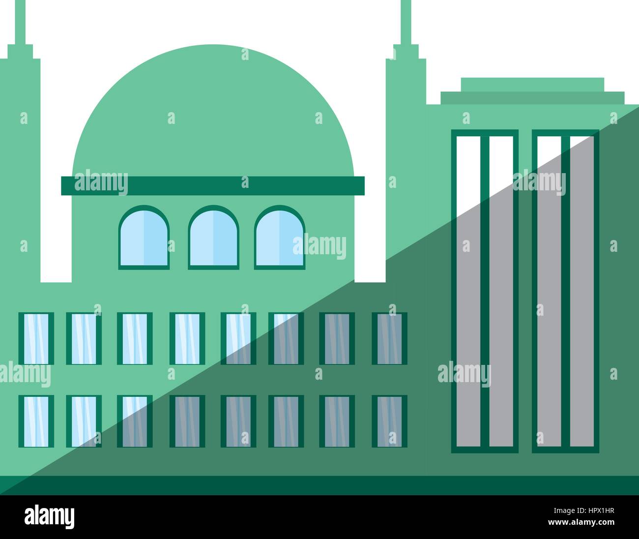 building commercial city shadow Stock Vector Image & Art - Alamy