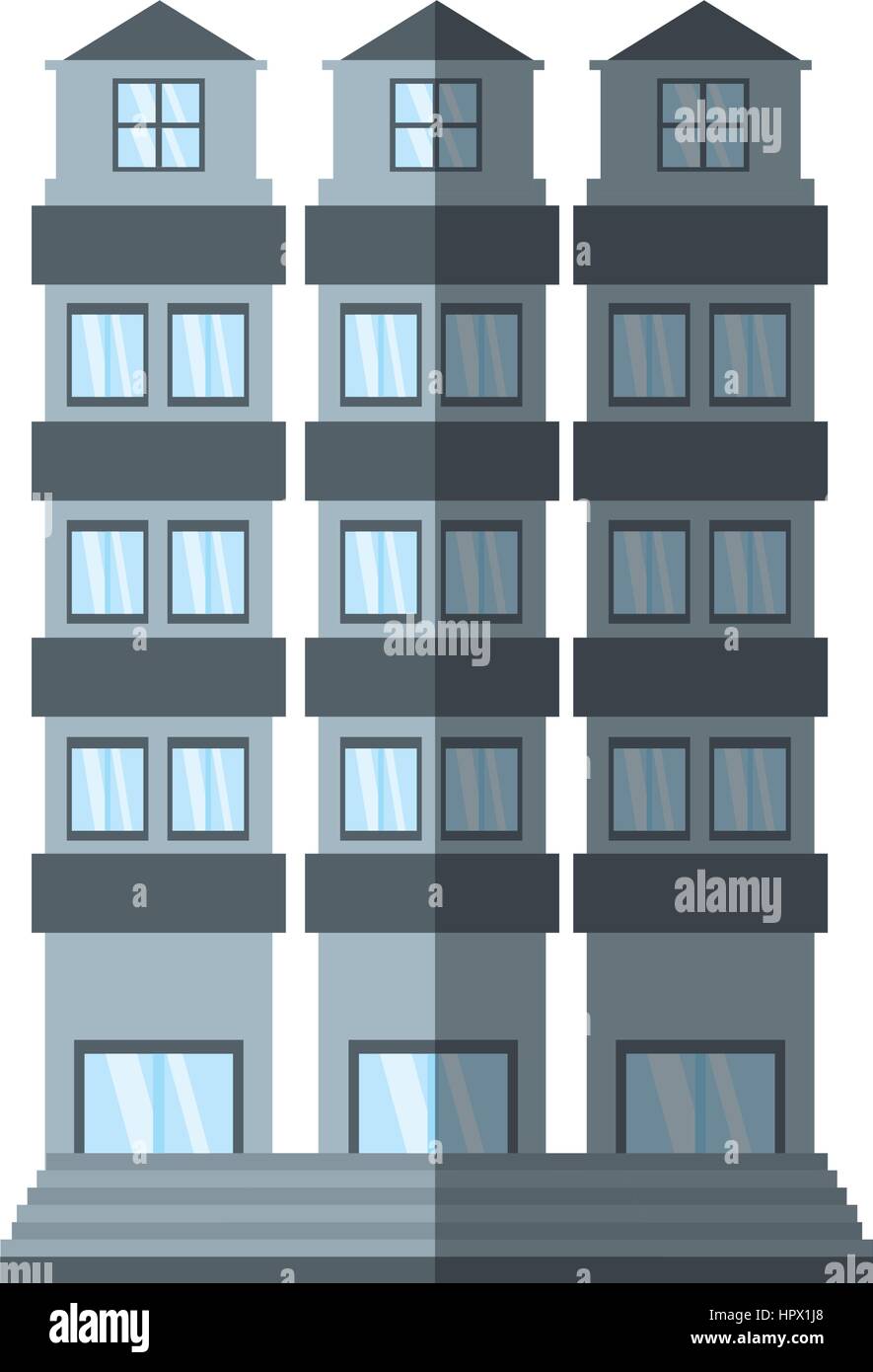 building apartment family shadow Stock Vector Image & Art - Alamy