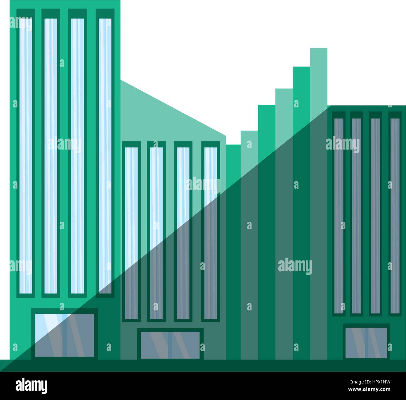 Industrial work small town Stock Vector Images - Alamy