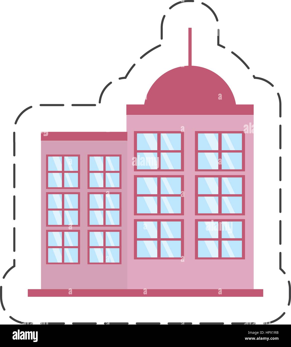 cartoon building modern urban Stock Vector Image & Art - Alamy