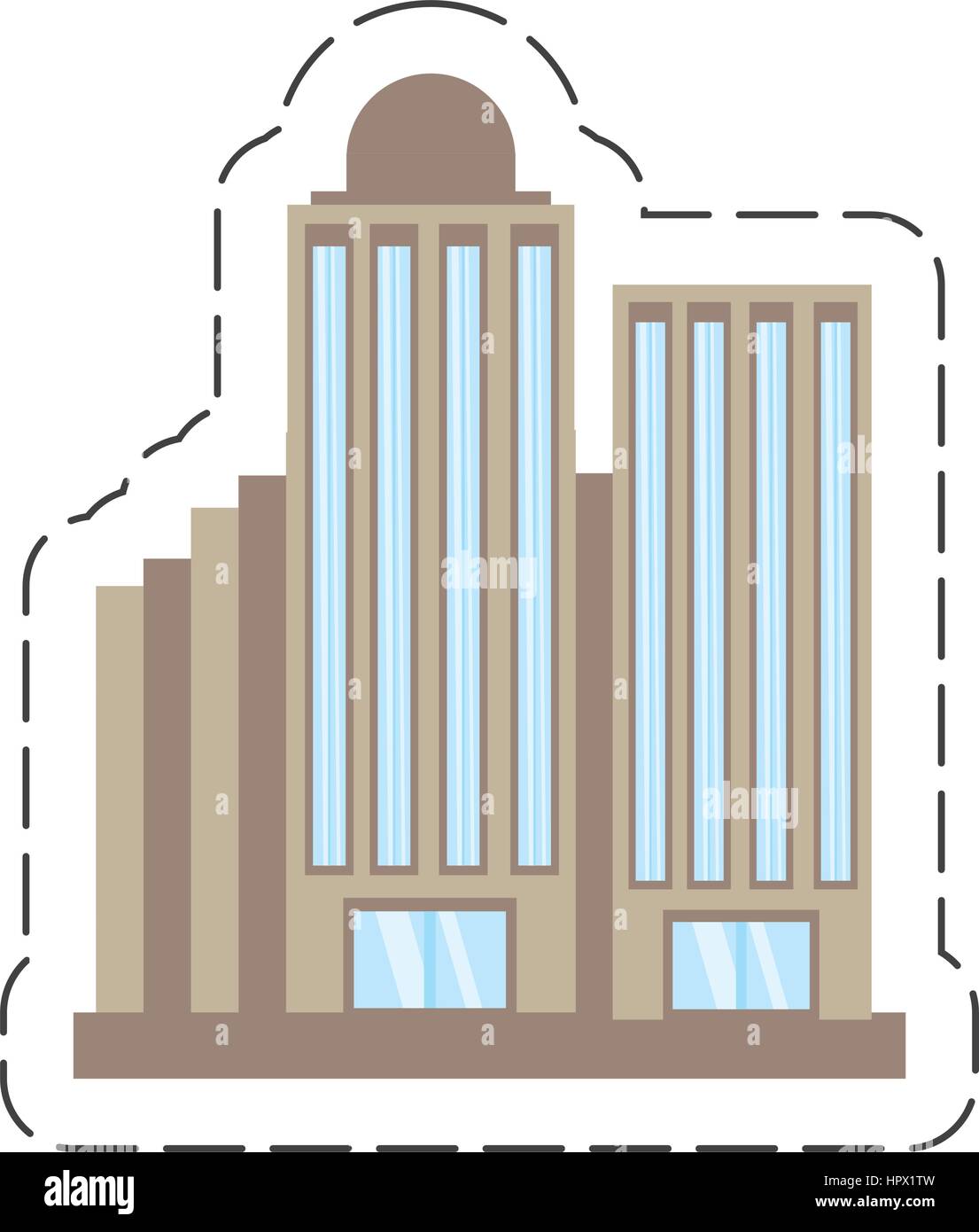 cartoon building corporate town Stock Vector Image & Art - Alamy