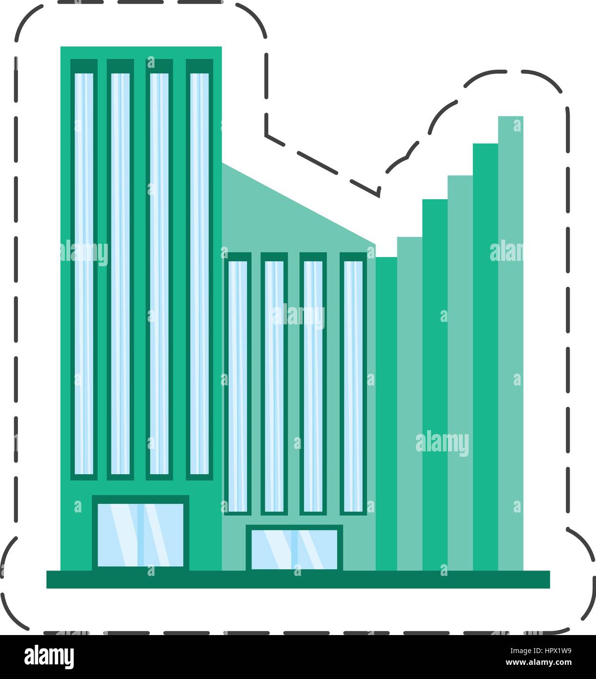 Cartoon Building Facade College High Resolution Stock Photography and ...