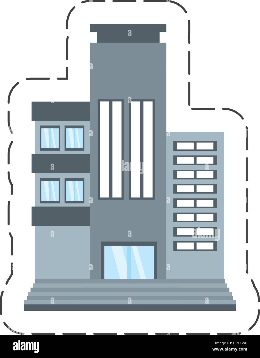 cartoon building living place Stock Vector Image & Art - Alamy