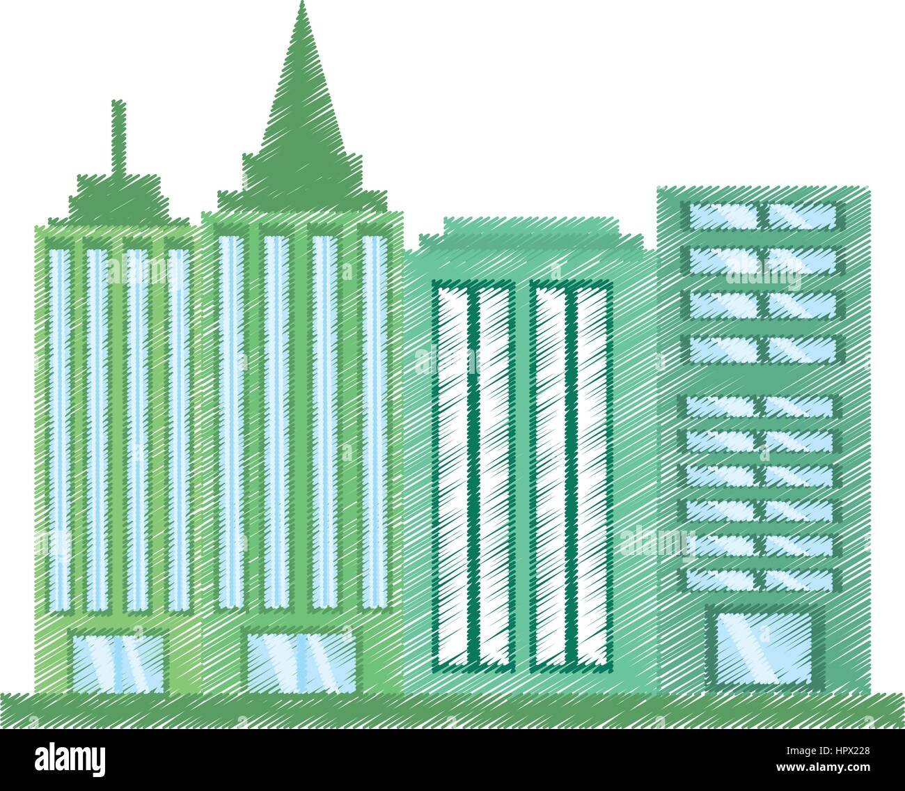 drawing building office work Stock Vector Image & Art - Alamy